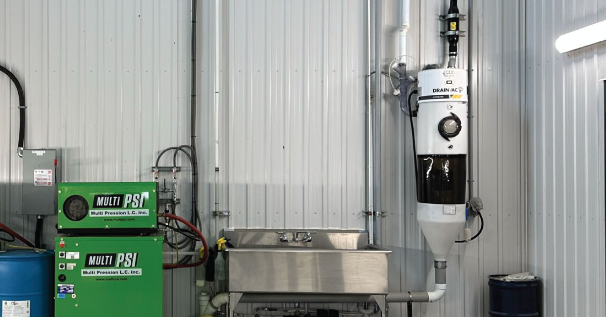 Industrial vacuum cleaner for bay wash rooms | Multi PSI